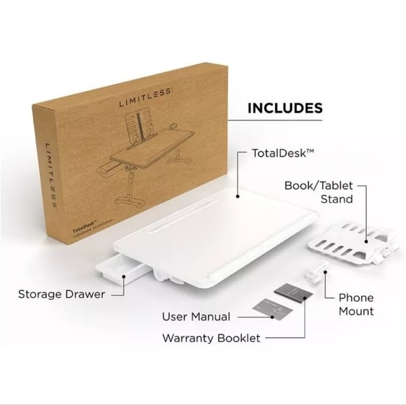 Limitless total desk | Office | Limitless Total Desk Adjustable ...